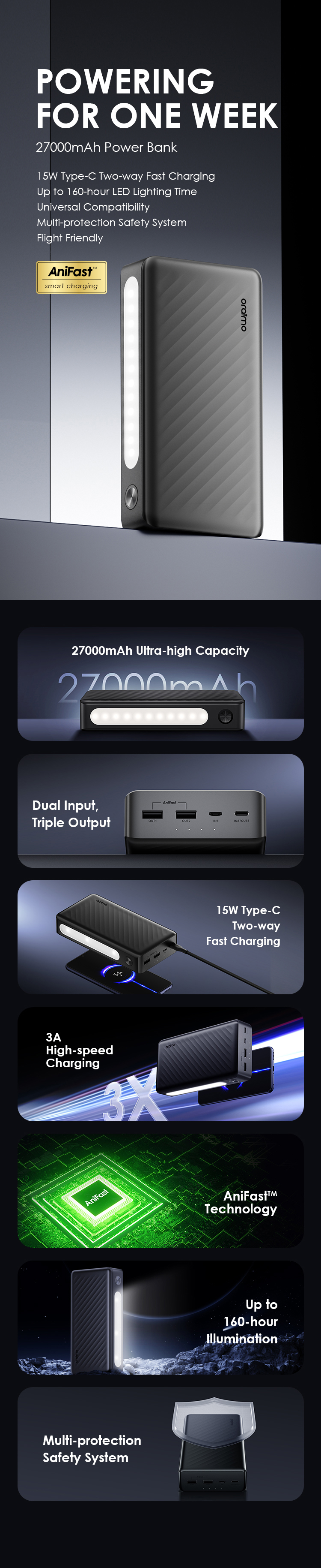 oraimo Traveler 3 Lit