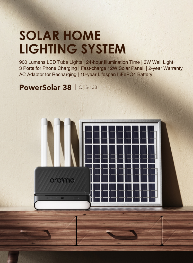oraimo PowerSolar 38