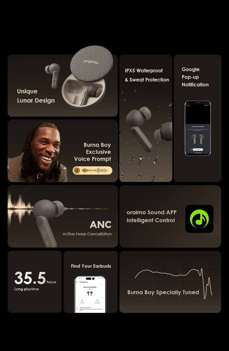 oraimo Burna Boy SpacePods